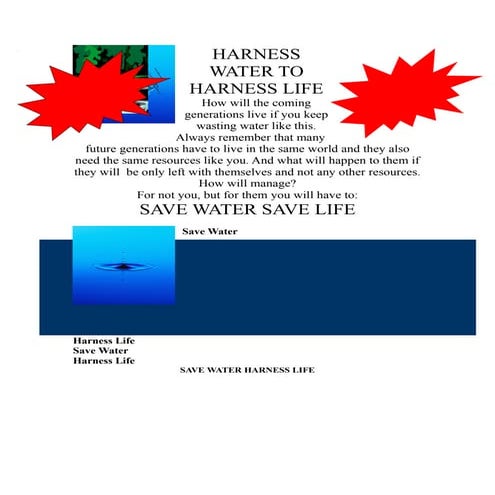 Save water save life | DOC