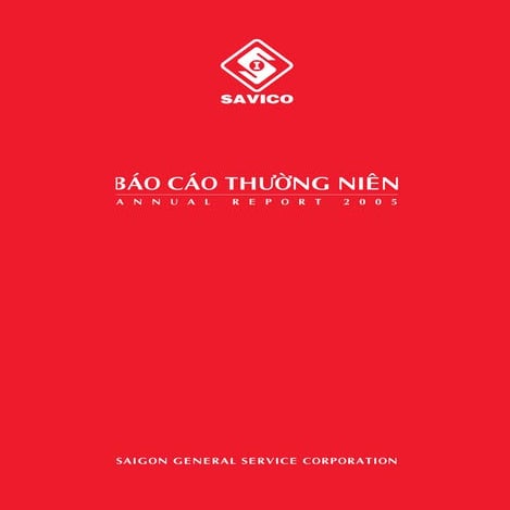 Thiet ke Bao cao thuong nien - Savico 2005 | PDF | Business Accounting ...