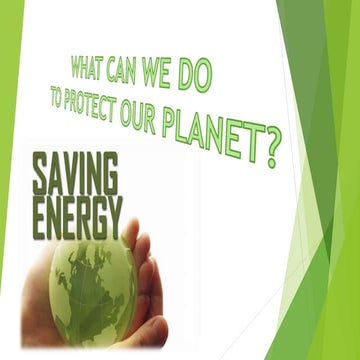 Saving energy | PPTX