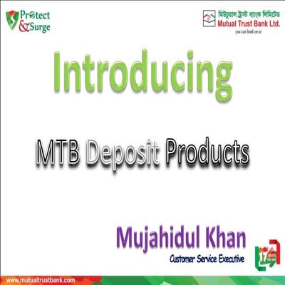 Retail Deposit Products of MTB | PPT