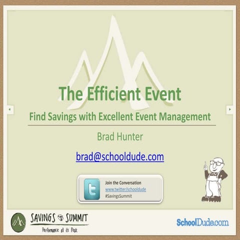 The Efficient Event: Find Savings with Excellent Event Management (from ...