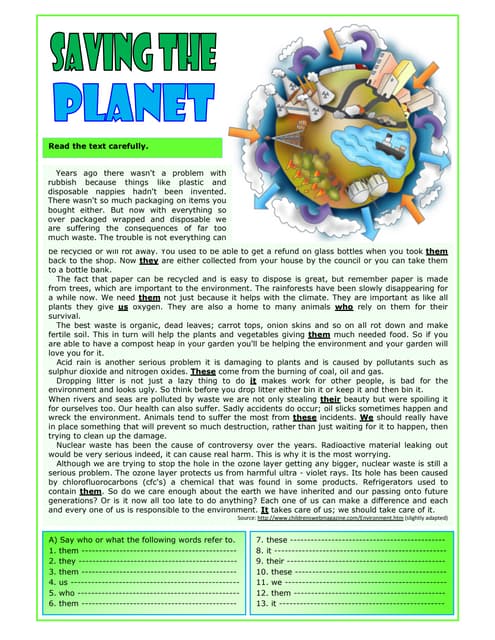 Save the planet emilia | PPT