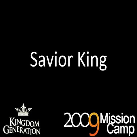 Savior king | PPT