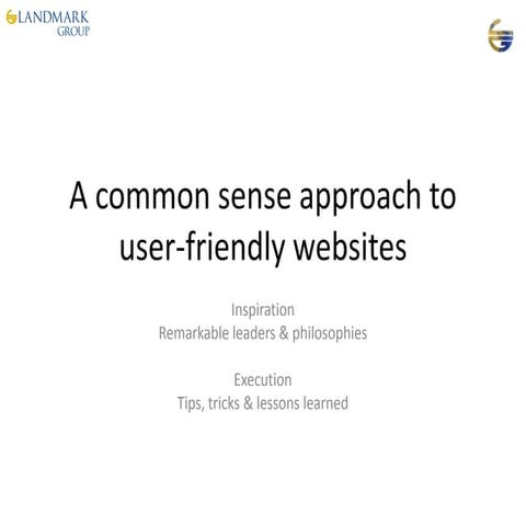 How to Create User Friendly Websites | PDF | Technology & Computing