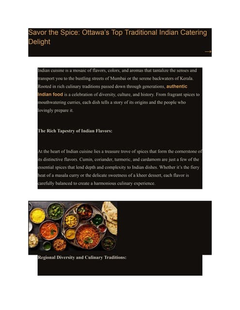 Exploring the Tapestry of Flavors: Street Food Culture in India | PDF