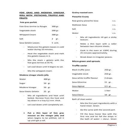 Savory recipes Collection | DOC