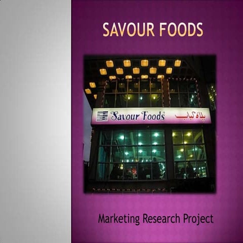 Savour foods