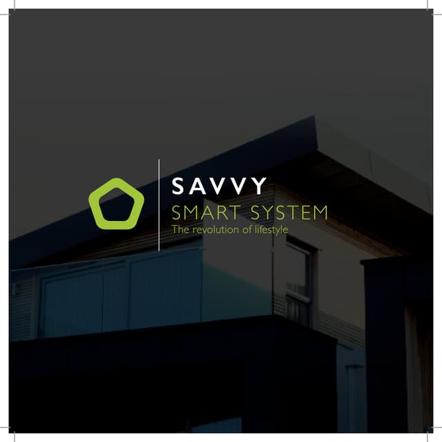 Smart home automation system - SAVVY smart solution | PDF | Smart Home ...