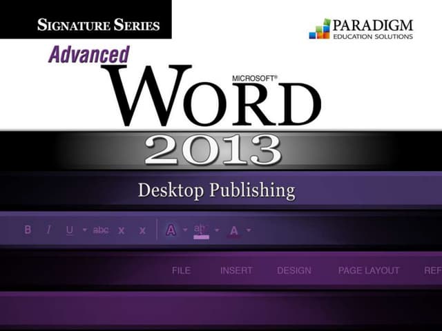 Presentation on msword page layout | PPTX