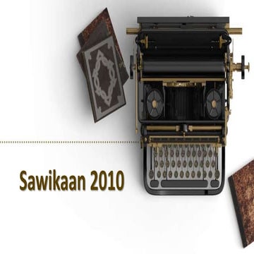 Sawikaan 2010 | PPTX