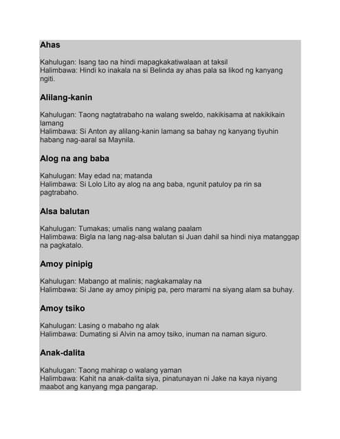 Mga problema at solusyon | PPT