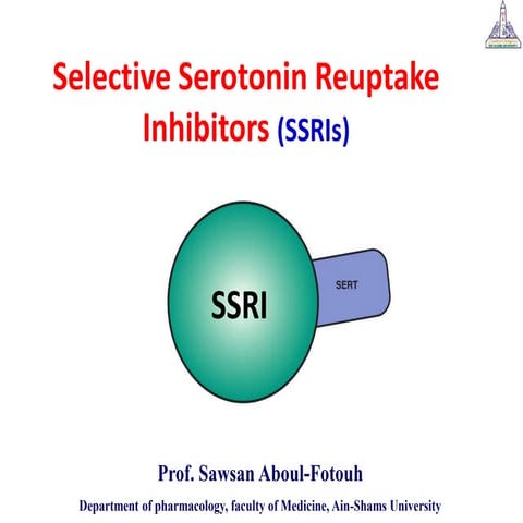 Serotonin Norepinephrine Reuptake Inhibitors (SNRIs)