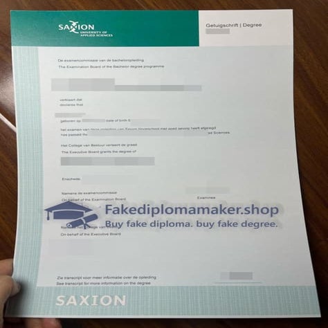 Saxion diploma, how to get Saxion diploma online? | PDF