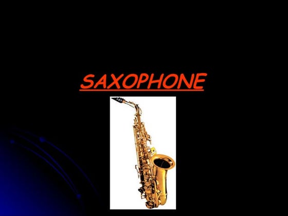 Saxophone | PPTX