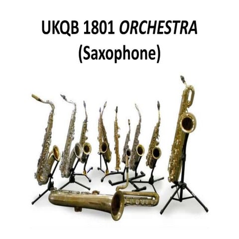 Saxophone slide | PPTX