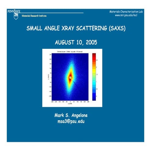 Saxs 2005 | PDF