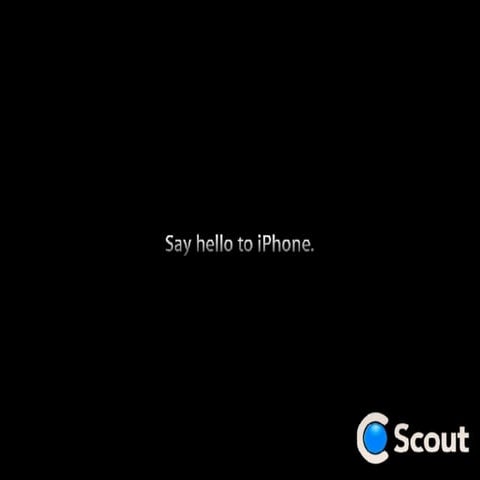 Say hello to iPhone | PPT