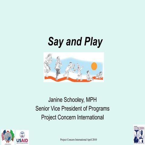 Say and Play | PPT