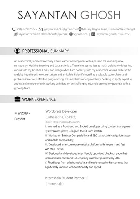 Nayan's resume (2) | PDF