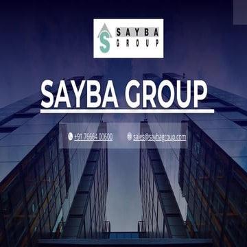 Sayba Group is a leading real estate developer in Mumbai | PPT