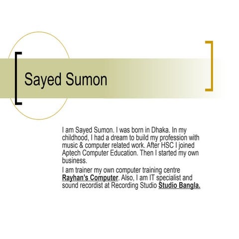 Sayed sumon | PPT