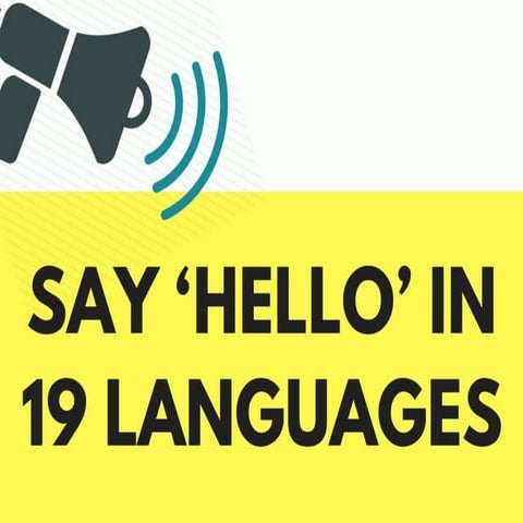 Say ‘hello’ in 19 Different Languages | PDF