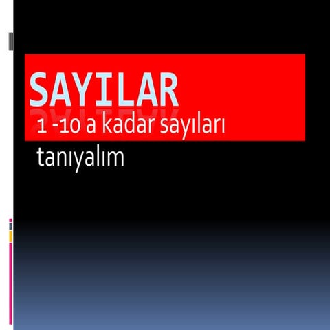 Sayilar | PPT