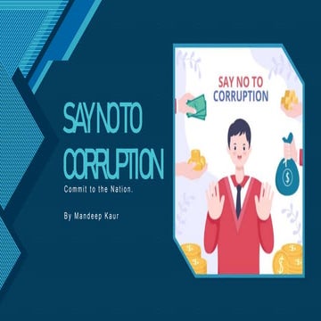SAY NO TO CORRUPTION(1)(1).pptx. (Don’t Copy) | PPT