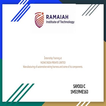 Electrical and mechanical routing theory concepts using UG-NX | PPTX