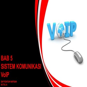 Tugas TKJ tentang sistem komunikasi VoIP | PPTX