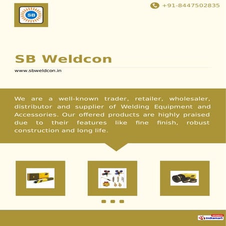 Sb weldcon | PDF
