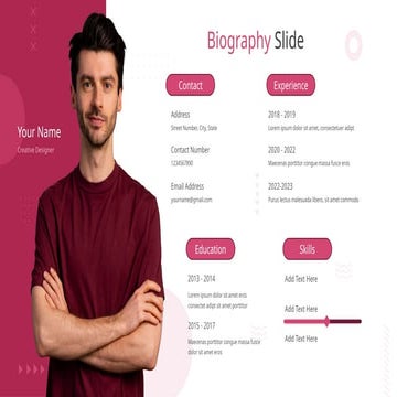 Biography slides presentation of self introduction.pptx