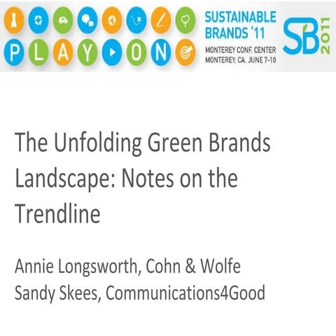 SB11 - Cohn & Wolfe, Comm4Good - Annie Longsworth, Sandy Skees | PPT