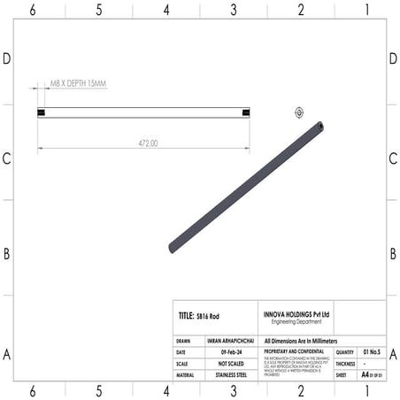 The Internal Thread cutting on the rod SB16 | PPT