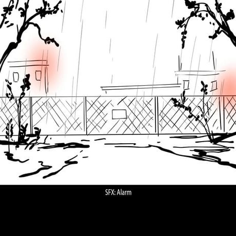 Personal project "Escape" storyboard action scene | PPT
