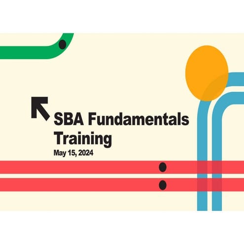 SBA presentation - lending requirements explained | PDF