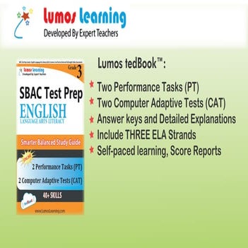 Sbac test prep grade 3 ela | PDF