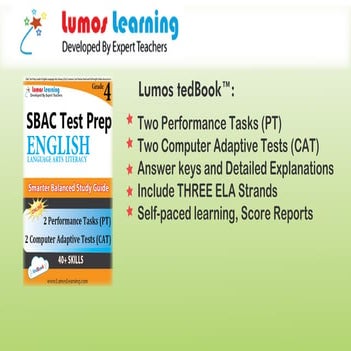 Sbac test prep grade 4 ela | PDF