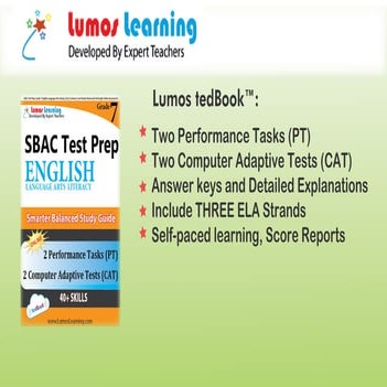 Sbac test prep grade 7 ela | PPT