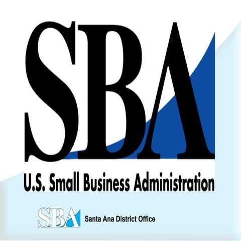 Small Business Administration (SBA) Financing | PPT