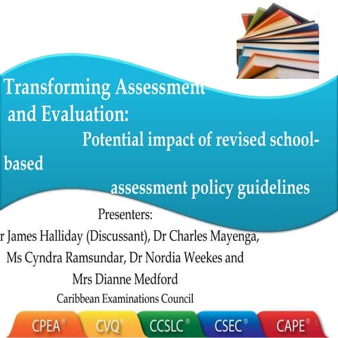CXC SBA Presentation at the UWI Conference 2015 | PPTX