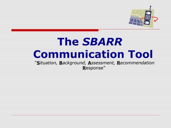 SBAR presentation | PPTX