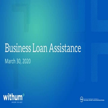 SBA Loan Programs Available for Small Businesses | PPT