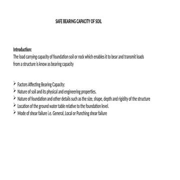 Soil Bearing Capacity of soil and foundationSBC.pptx