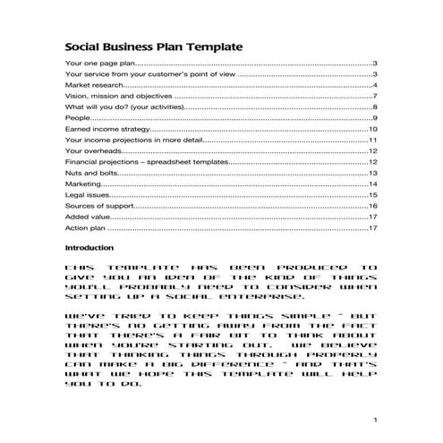 Sbc business plan_template | PDF