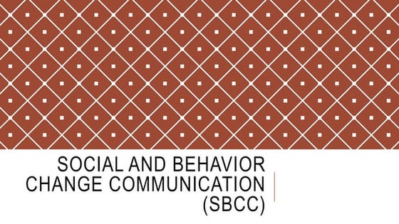 Behaviour change communication | PPT