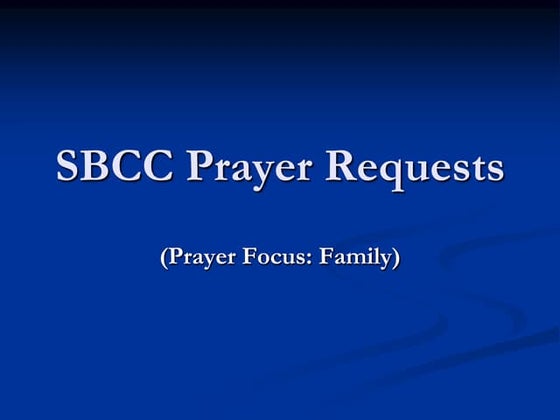 Prayer focus 04272011 | PPT | Christianity | Religion & Spirituality