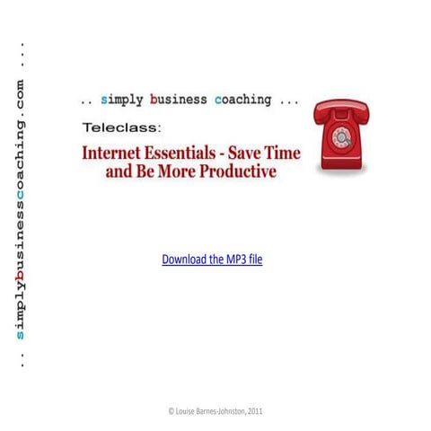 Time Saving Digital Tools