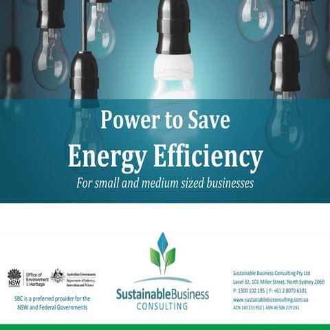 SBC on energy efficiency for SMEs Dec 2015 | PPTX