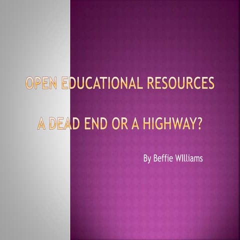oer power point presentation | PPT